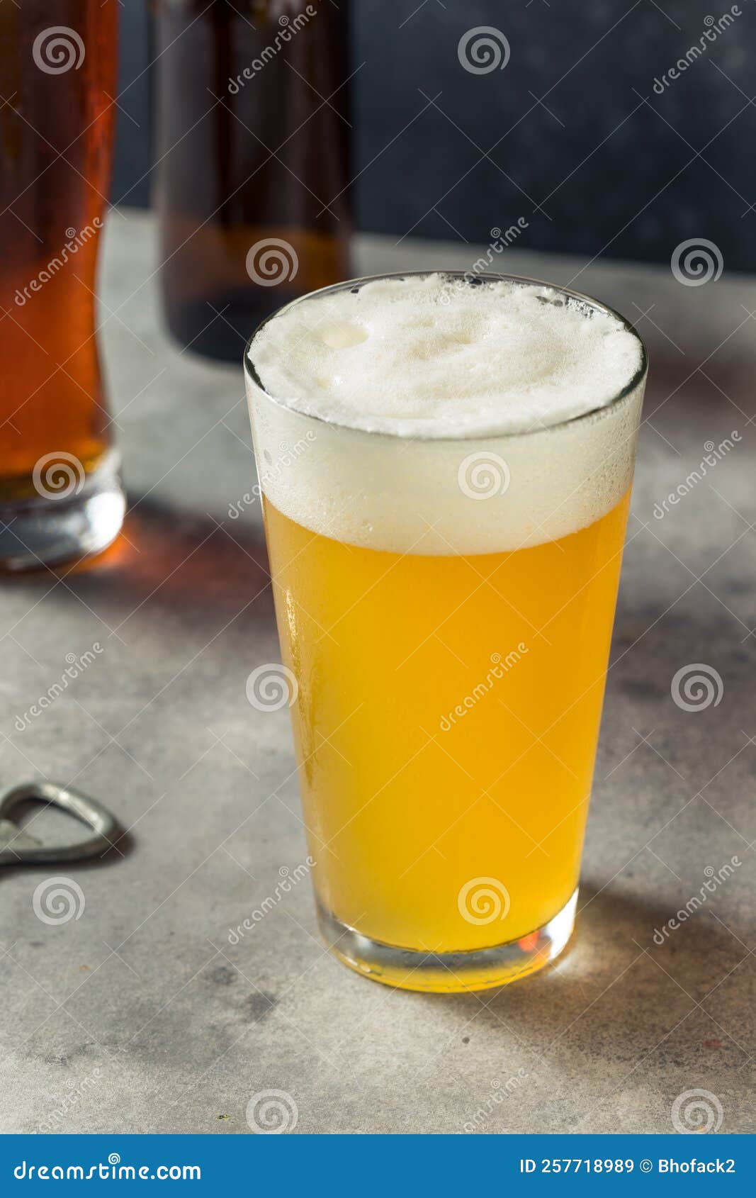Cold Refreshing Assorted Craft Beers Stock Image - Image of mugs ...