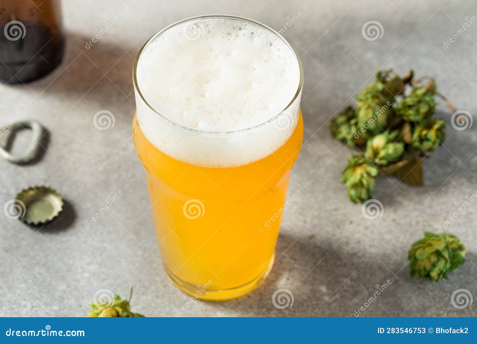 Cold Refreshing Hazy IPA Beer Stock Image - Image of oktoberfest, draft ...