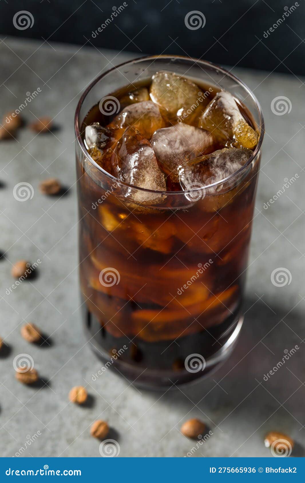 Cold Refreshing Iced Cold Brew Coffee Stock Photo - Image of roasted ...