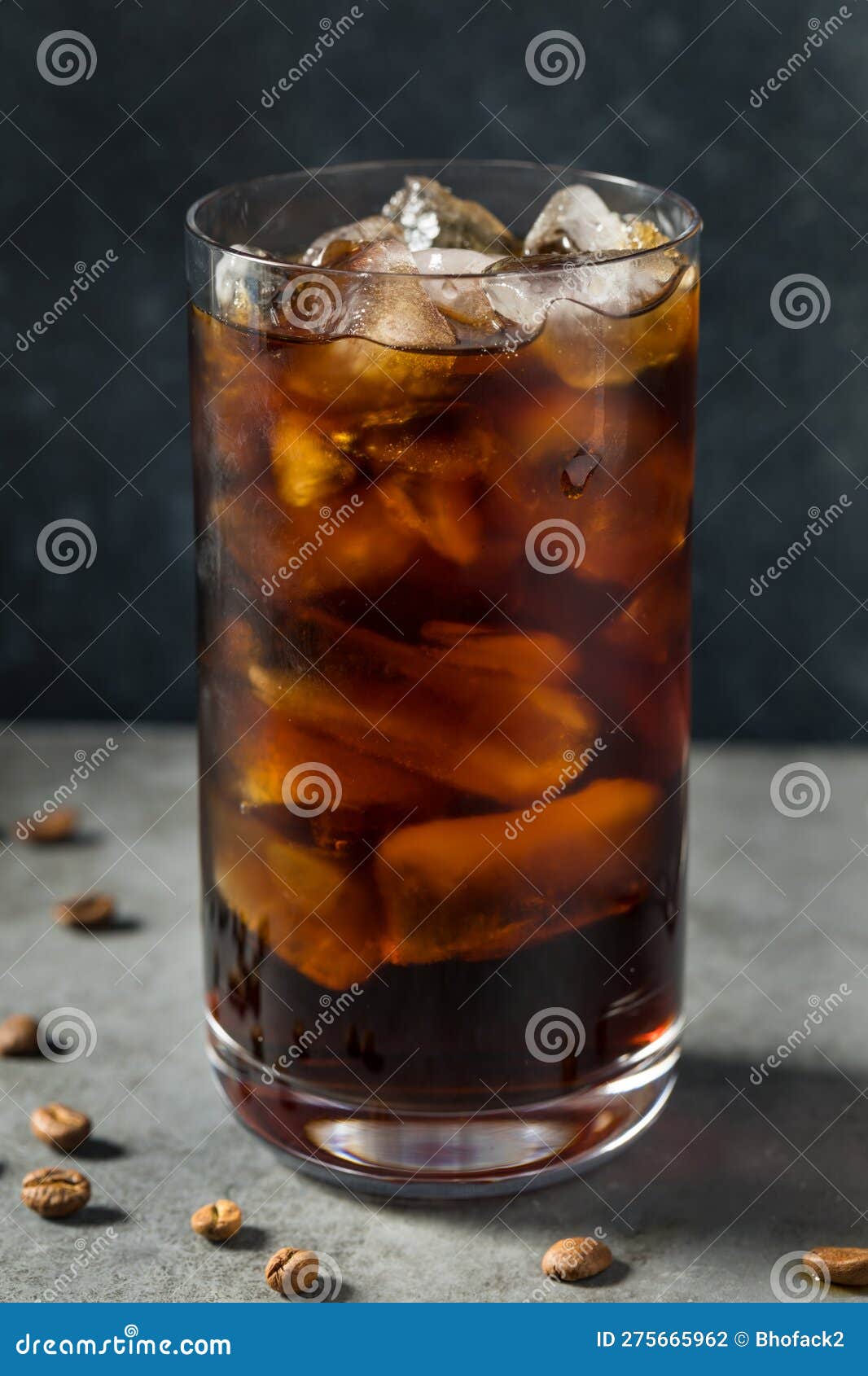 Cold Refreshing Iced Cold Brew Coffee Stock Photo - Image of refreshing ...