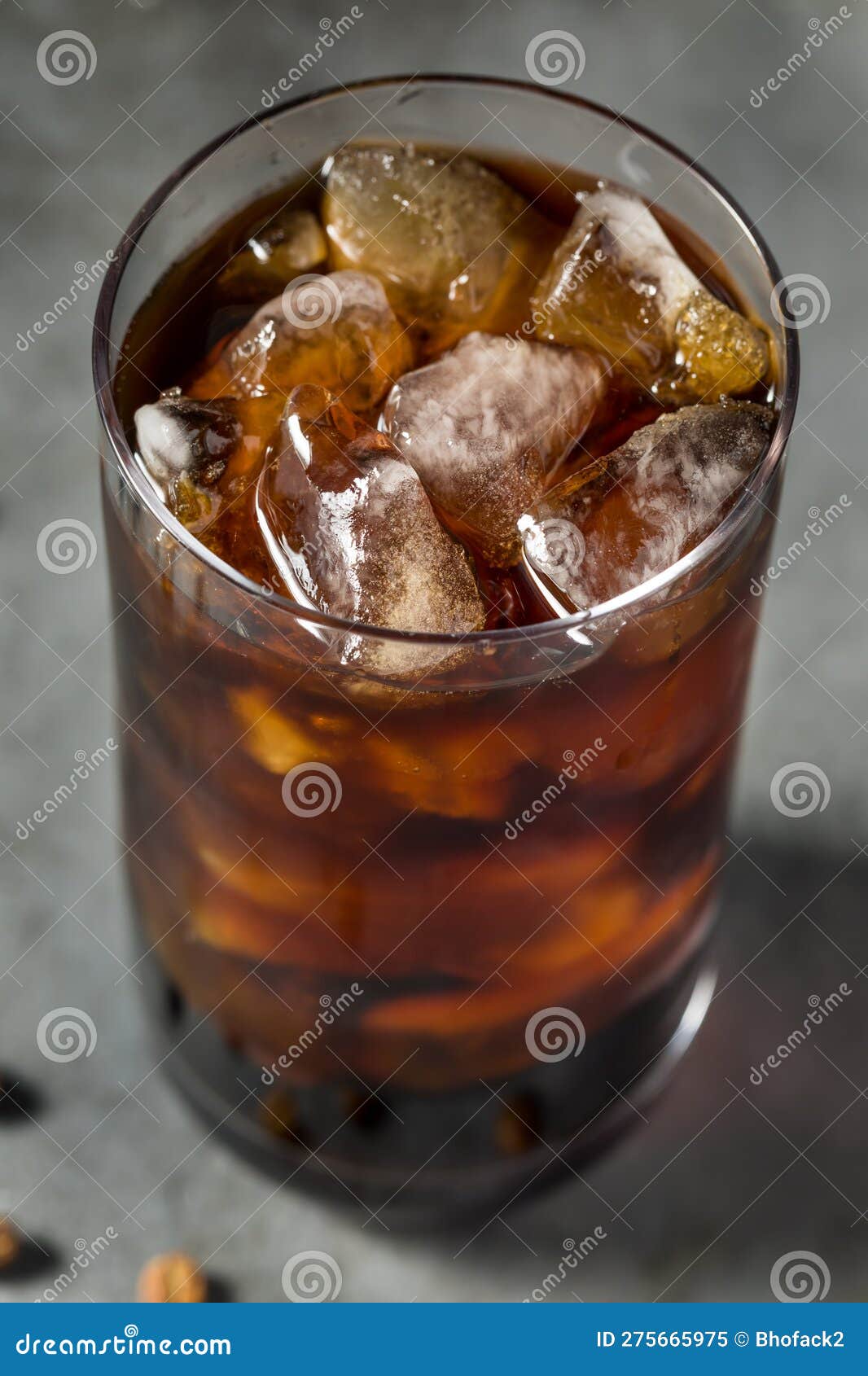 Cold Refreshing Iced Cold Brew Coffee Stock Image - Image of brewed ...