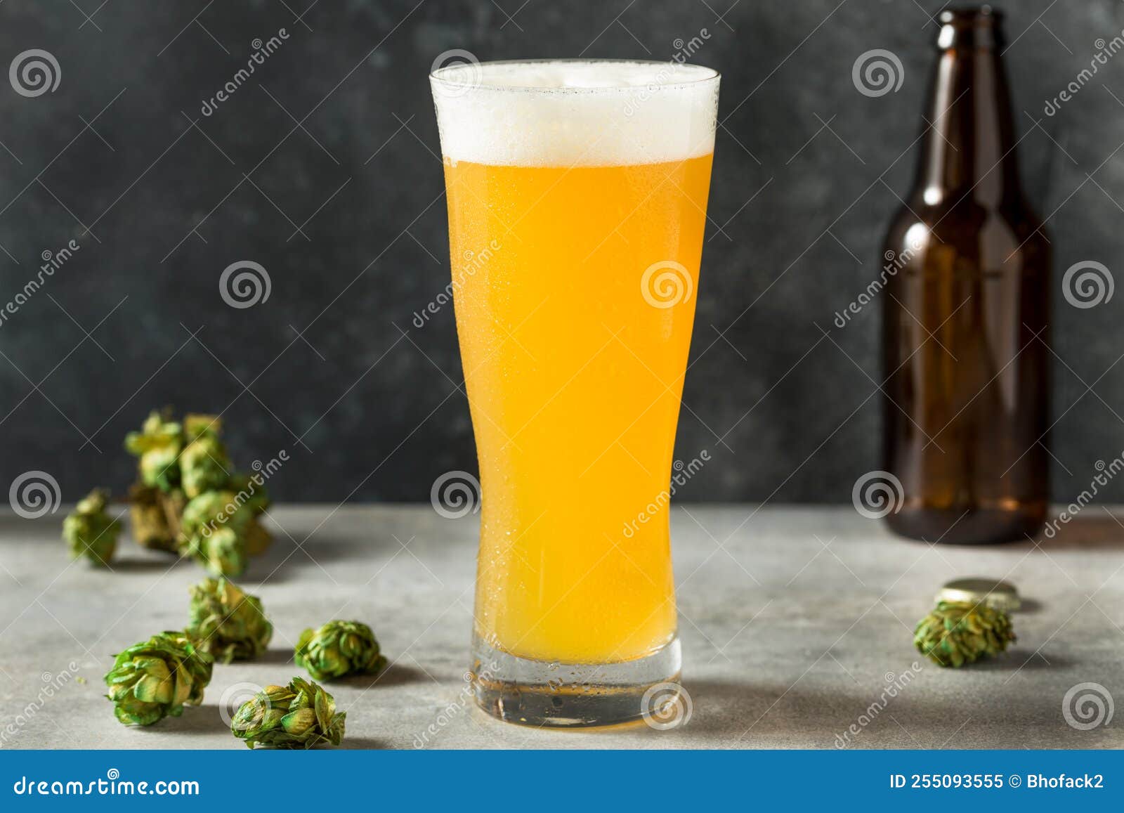 Cold Refreshing IPA Craft Beer Stock Image - Image of bubbles, beer ...