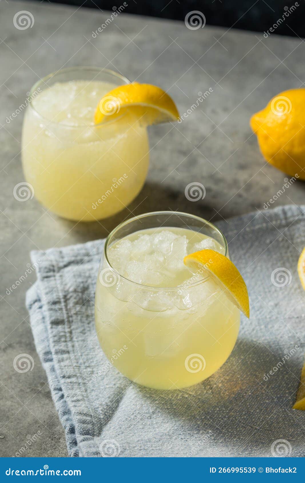 Lemon Sparkling Soft Drink In A Glass Bottle Royalty-Free Stock Photo ...