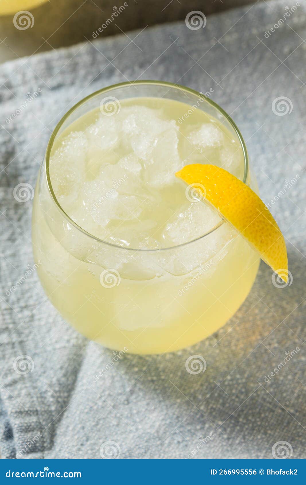 Cold Refreshing Lemon Sparkling Italian Soda Stock Photo - Image of ...