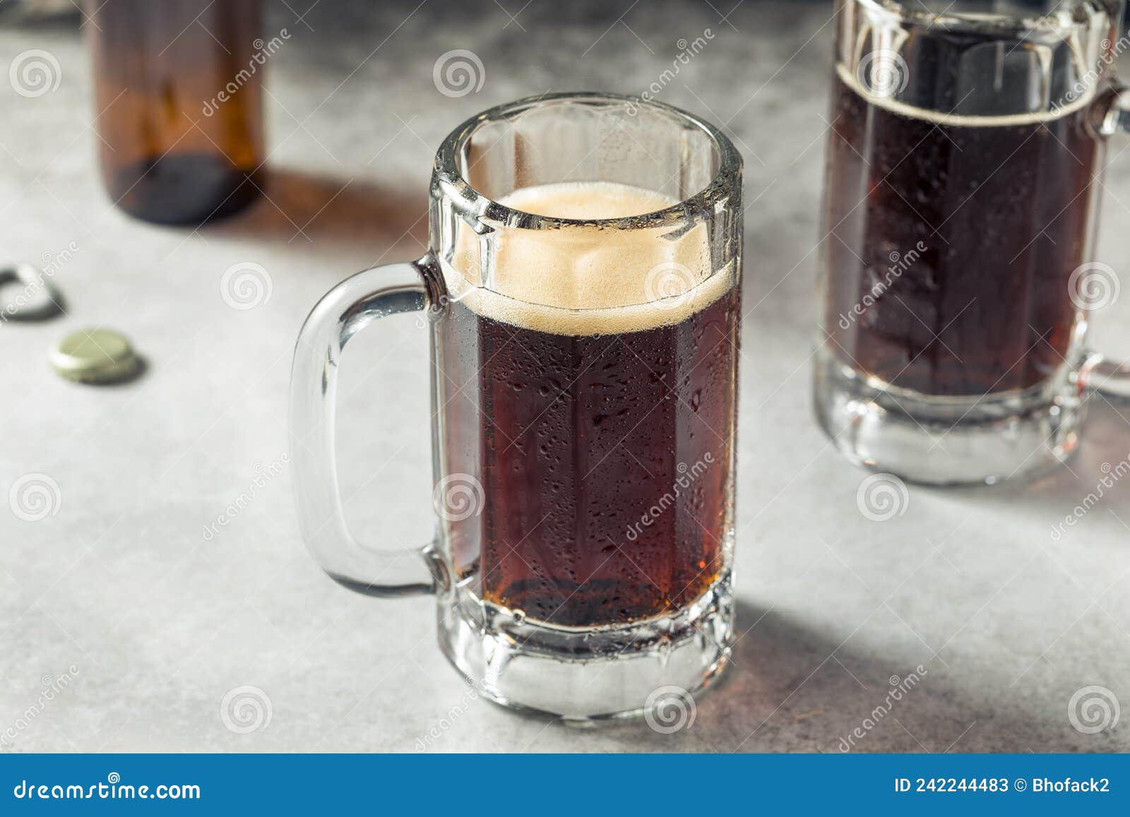 Cold Refreshing Root Beer Soda Stock Image - Image of beer, liquid ...