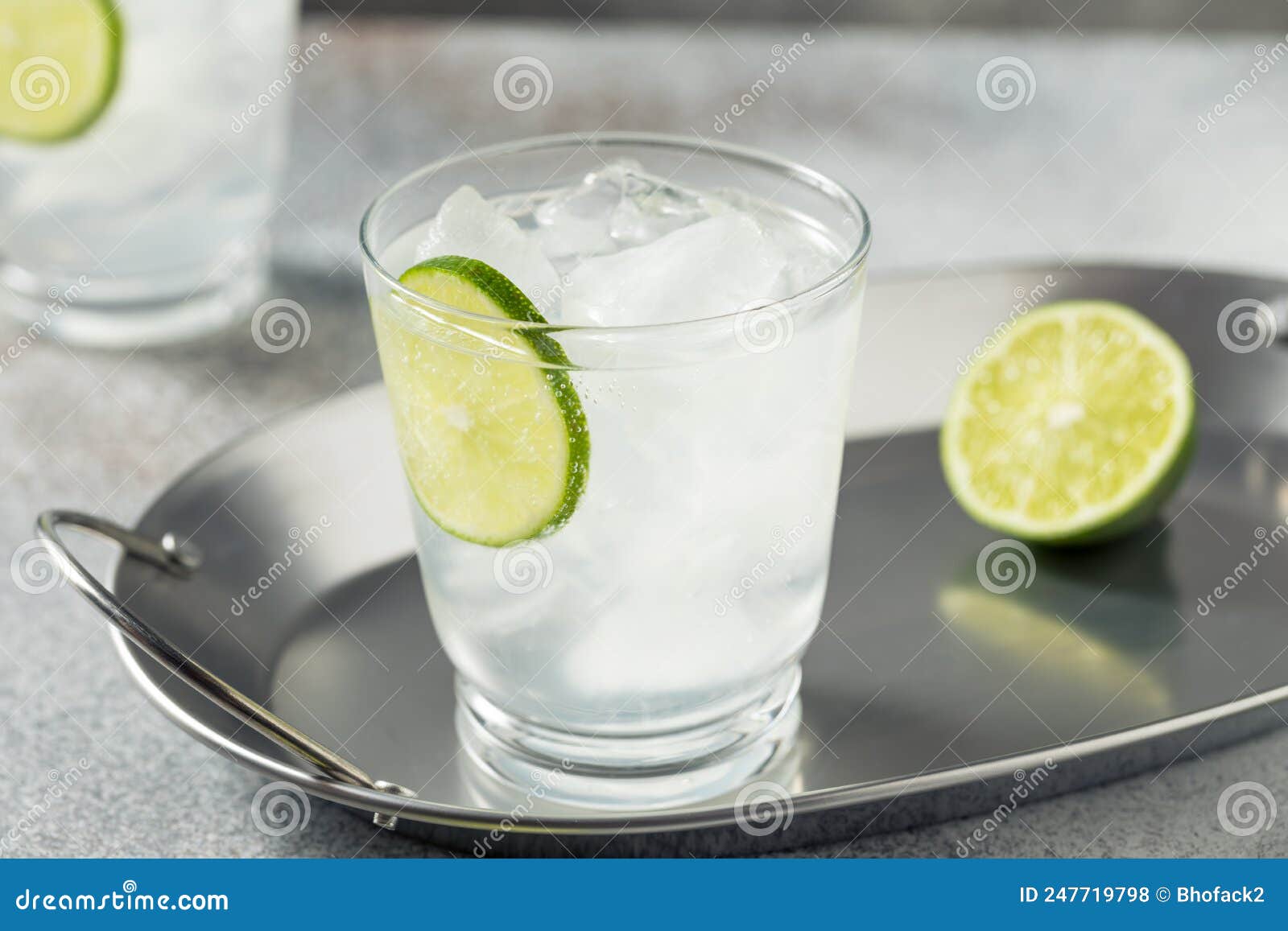 Cold Refreshing Sparkling LIme Water Stock Photo - Image of liquid ...