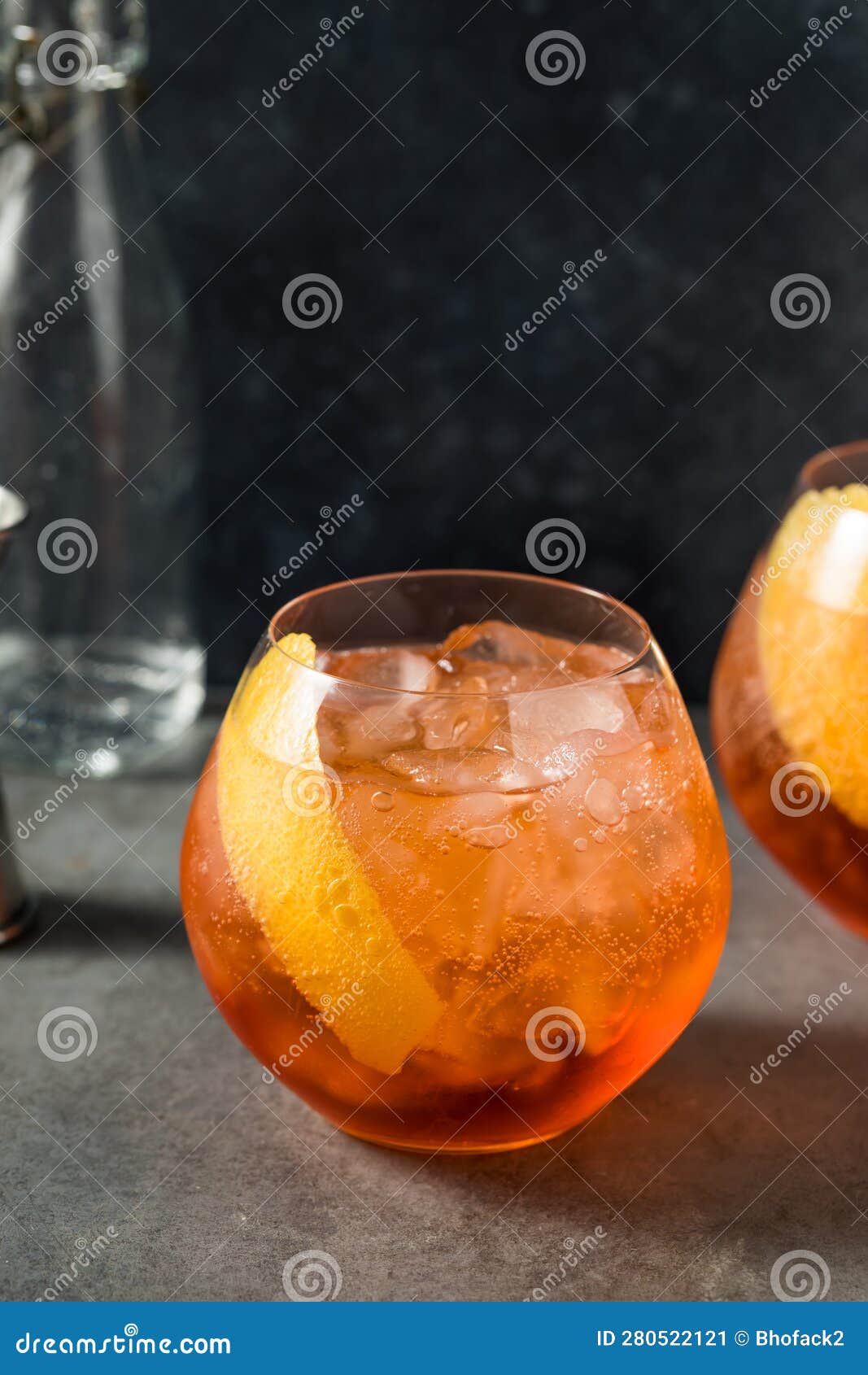 Cold Refreshing Tequila Spritz Cocktail Stock Image - Image of fancy ...