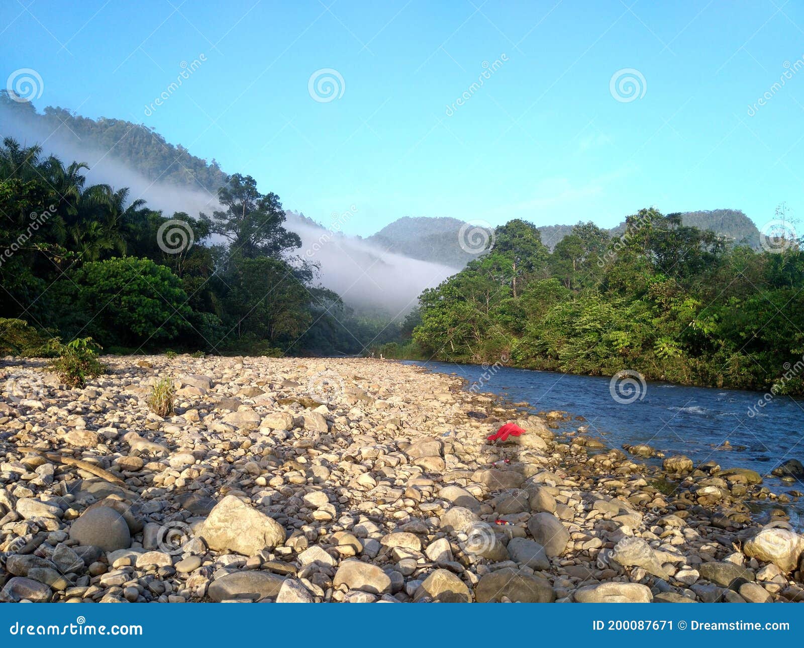 Cold in the river stock image. Image of lake, valley - 200087671