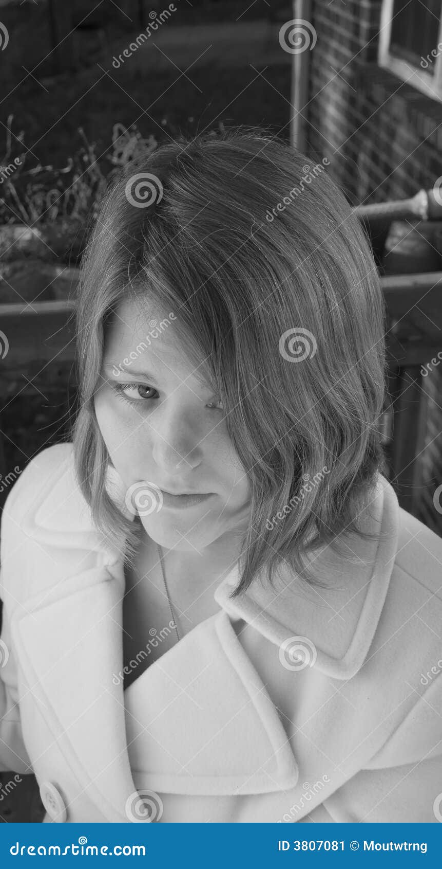 Cold sadness stock image. Image of glamorous, expressive - 3807081