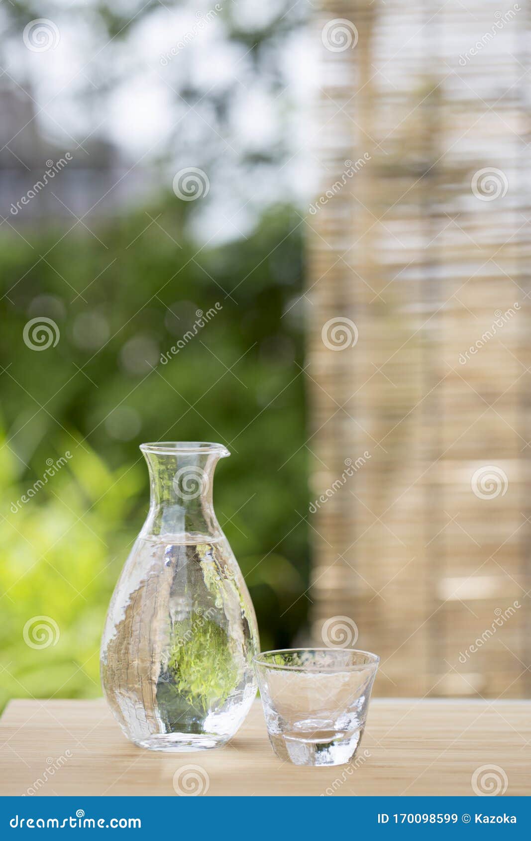 Japanese Sake, Cold Sake, Cold Summer Sake Stock Image - Image of ...