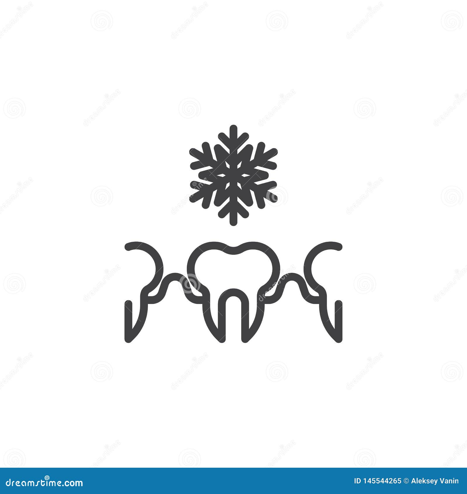 Coldness Line Icons Collection. Frost, Chill, Shiver, Icy, Freezing ...