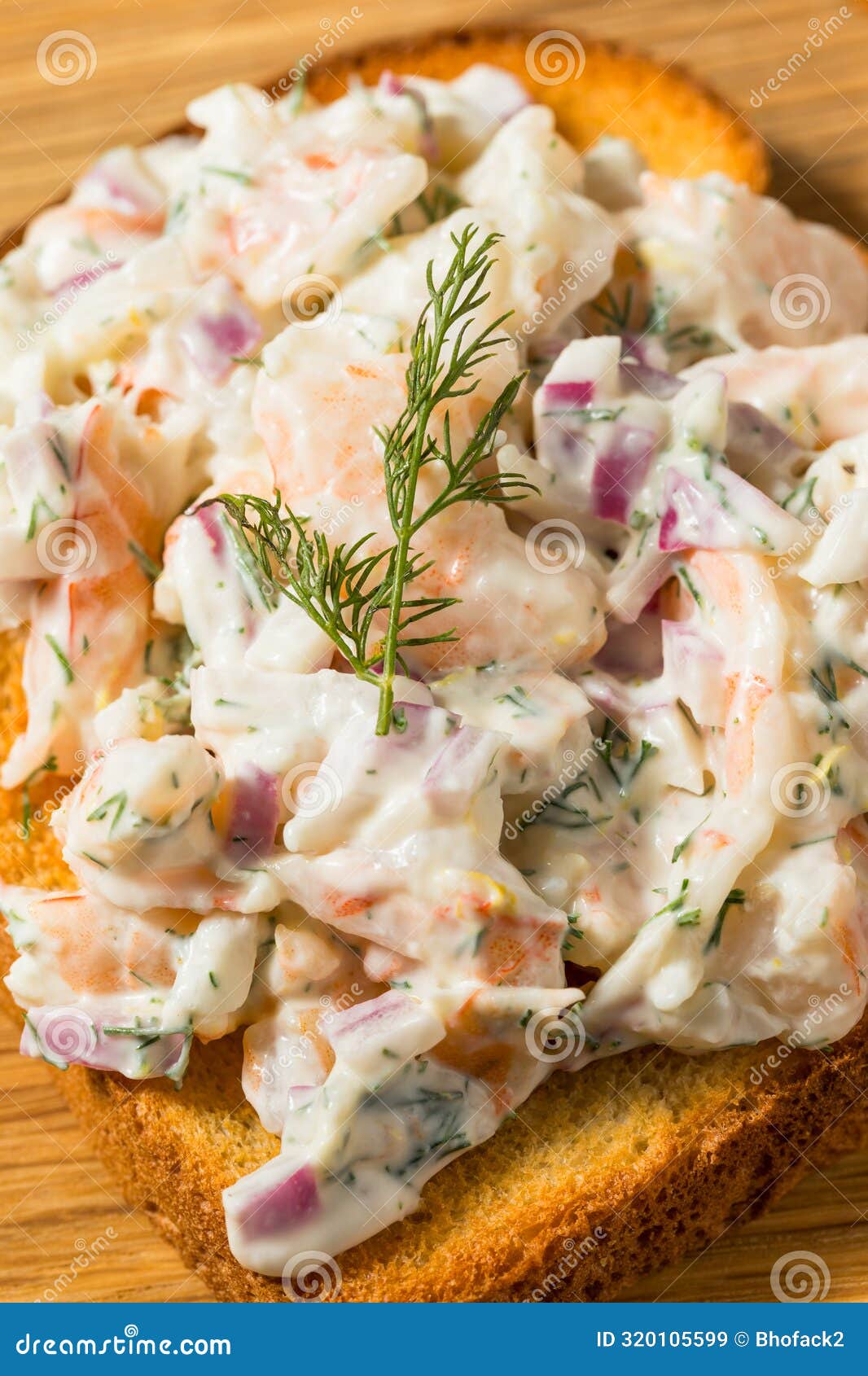 Cold Shrimp Toast Skagen on Bread Stock Image - Image of nordic, bread ...