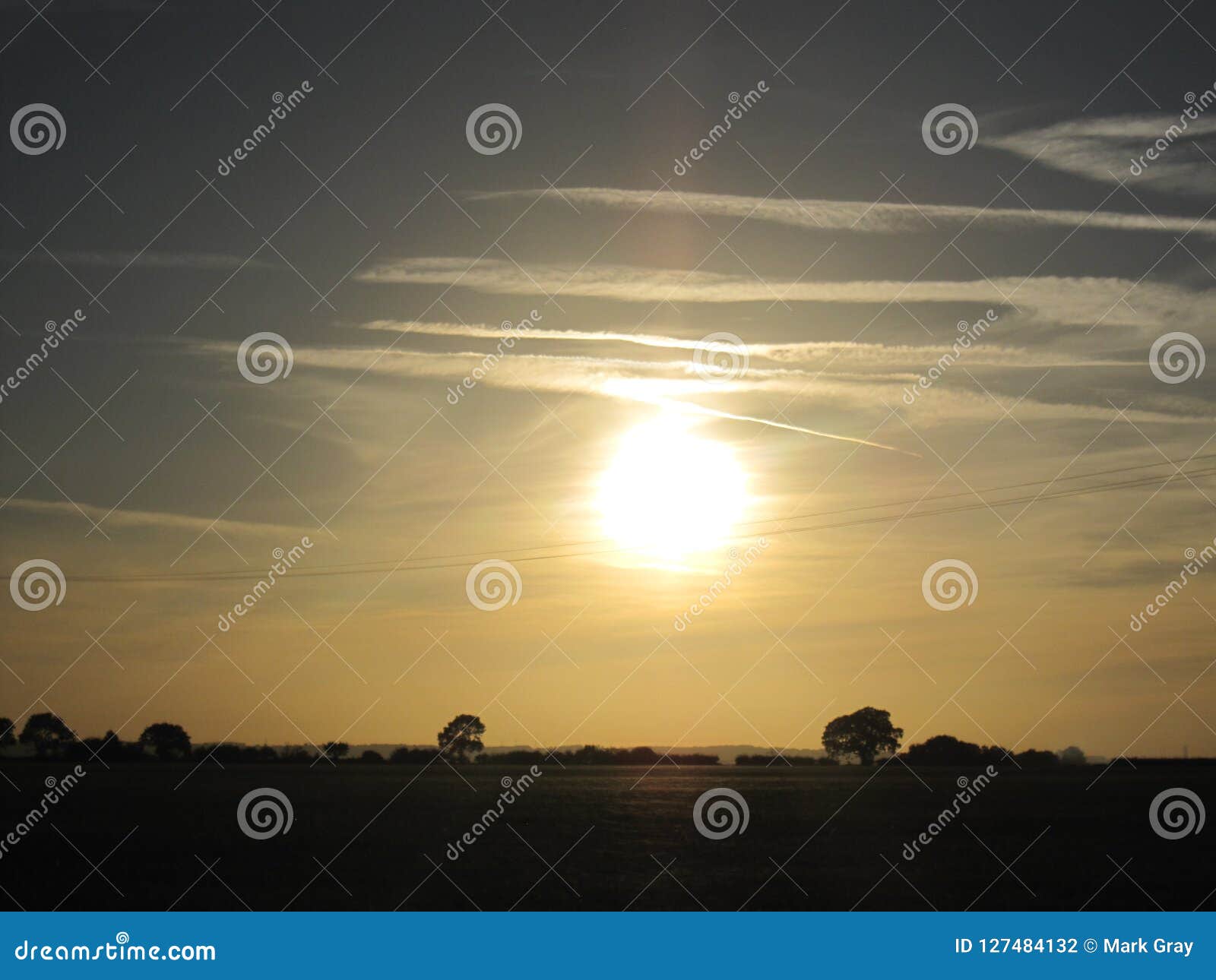 A Cold Sky stock photo. Image of shade, cold, sunset - 127484132