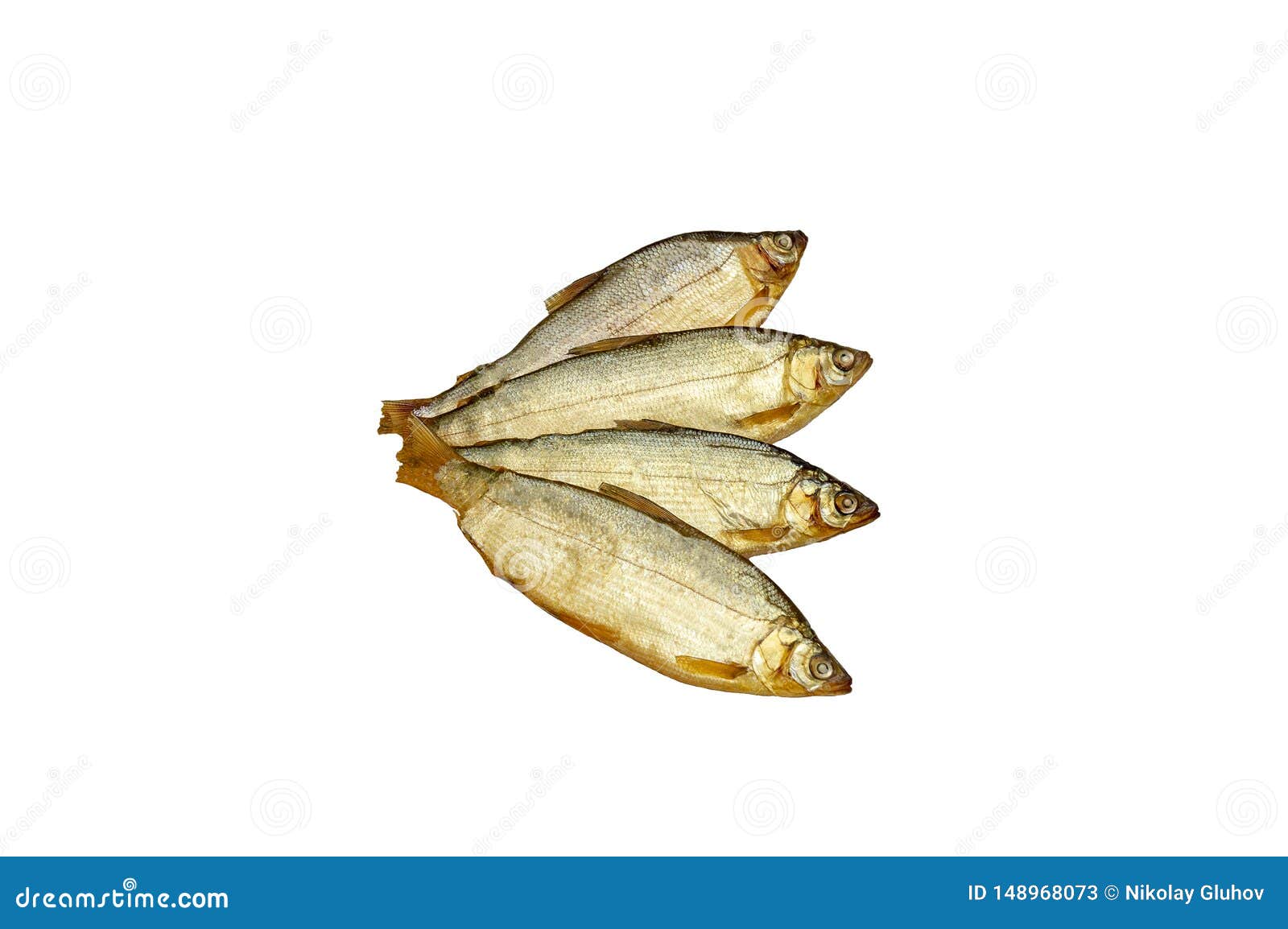 Cold-smoked Peled fish stock image. Image of isolate - 148968073