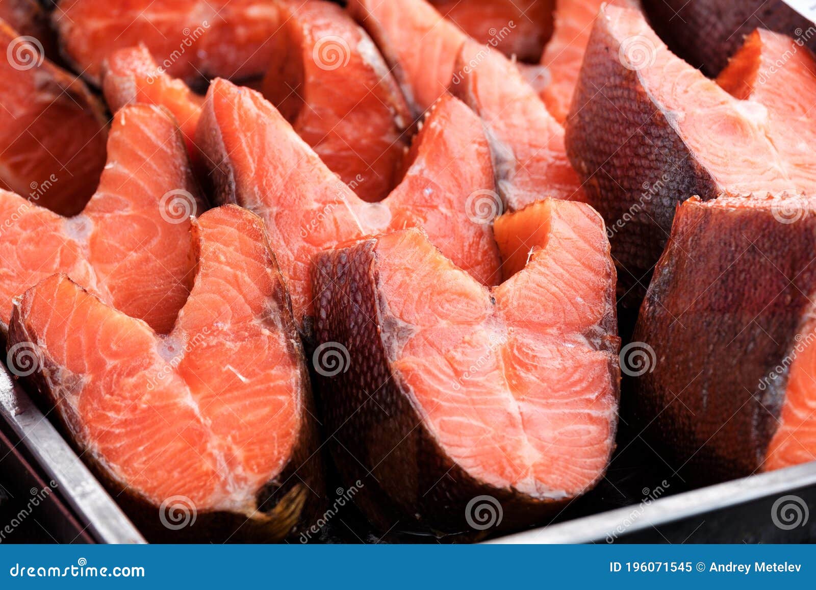 Cold Smoked Red Fish for Sale Stock Image - Image of food, steak: 196071545