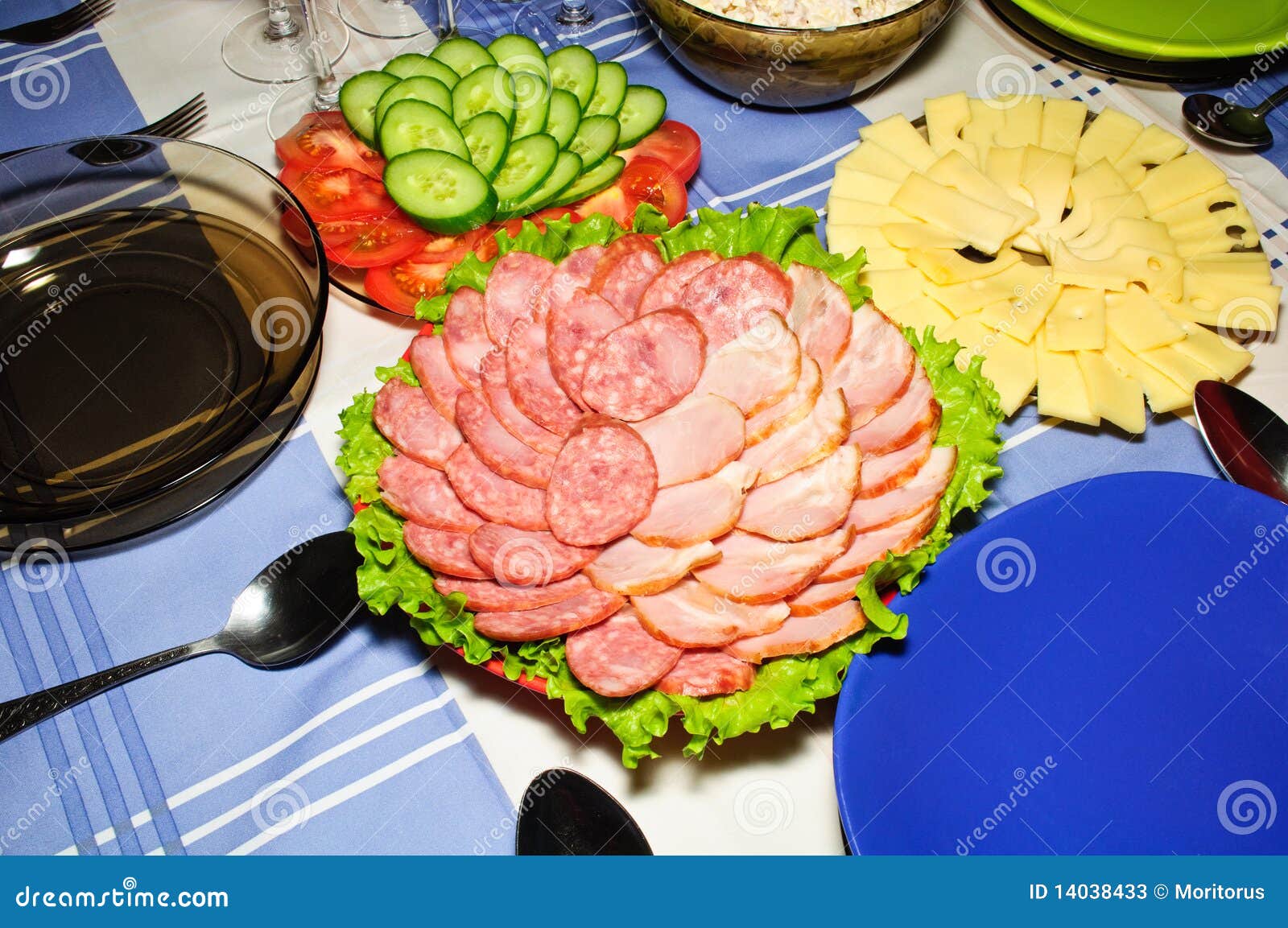 Cold snacks stock image. Image of tomatoes, cold, cheese - 14038433