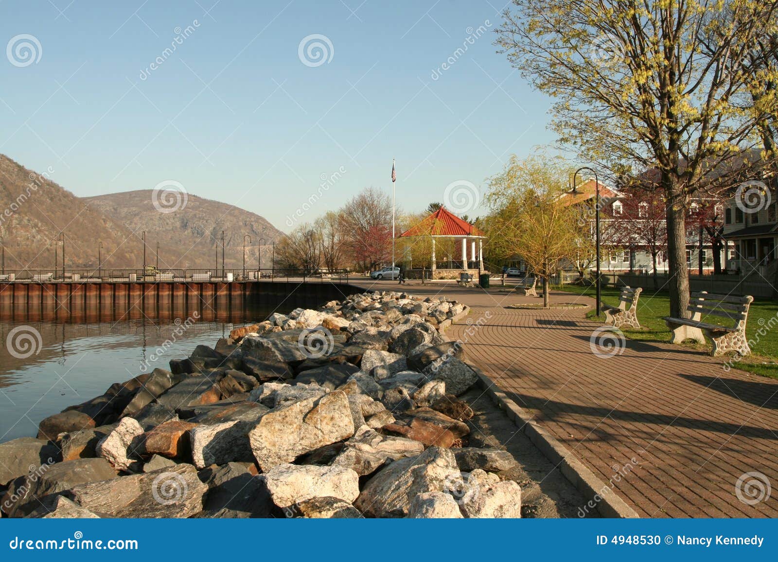 Cold Spring, NY stock photo. Image of village, gazebo - 4948530