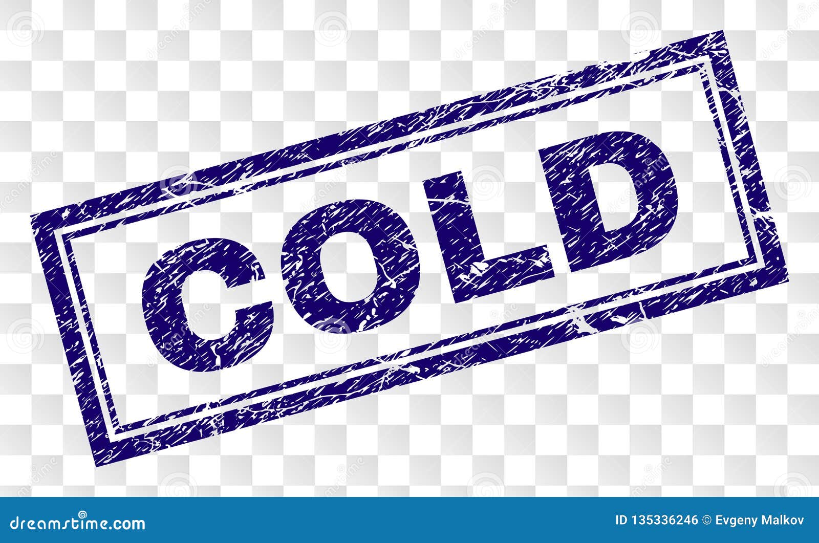 Grunge COLD Rectangle Stamp Stock Vector - Illustration of stamp, frame ...