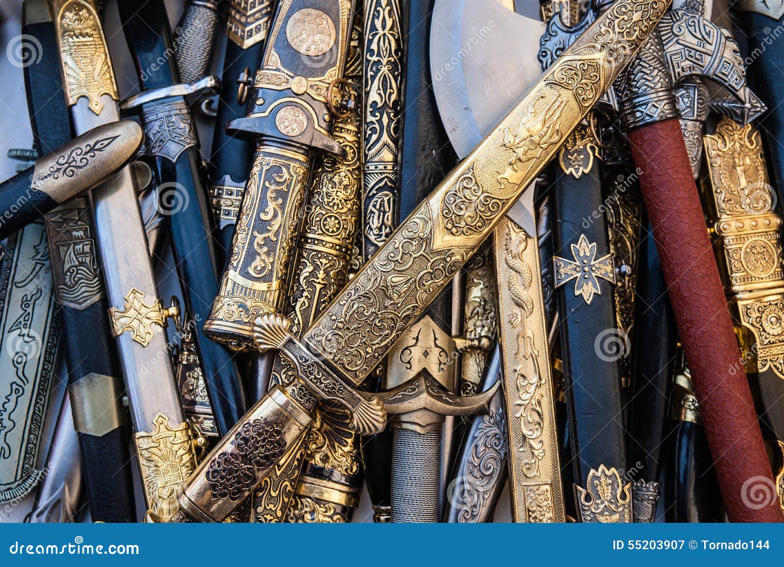 Cold Steel Weapons Royalty-Free Stock Photo | CartoonDealer.com #55205109