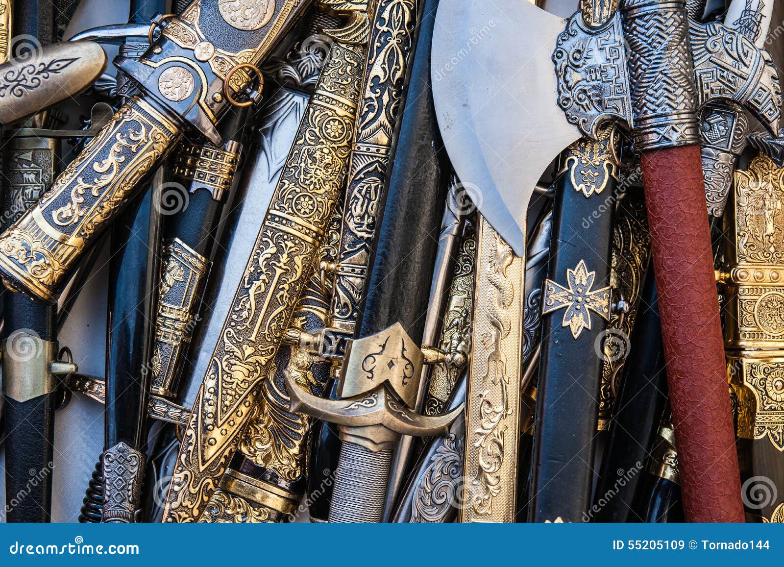 Cold Steel Weapons Royalty-Free Stock Photo | CartoonDealer.com #55205109