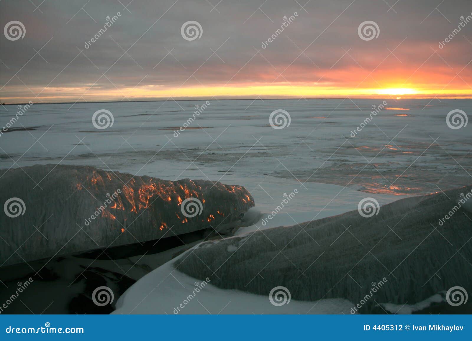 Cold sun stock photo. Image of horizon, cold, iceland - 4405312
