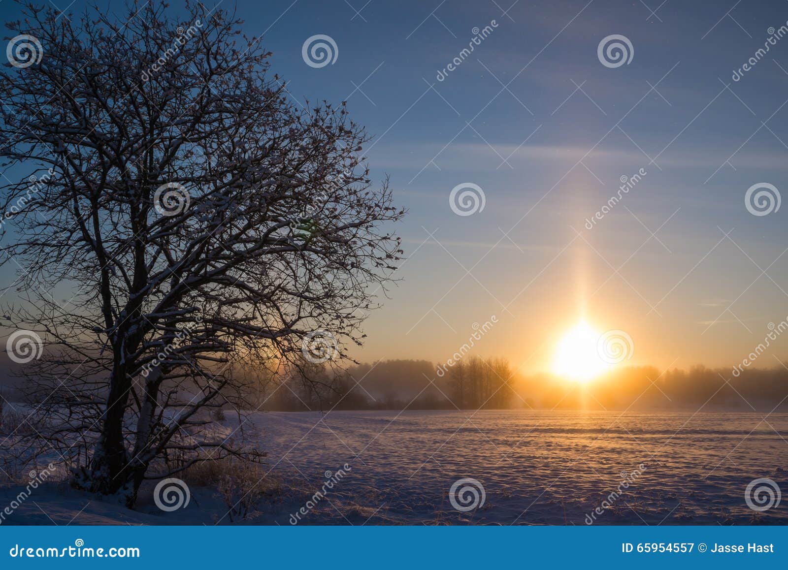 Cold sunrise moment stock image. Image of countryside - 65954557
