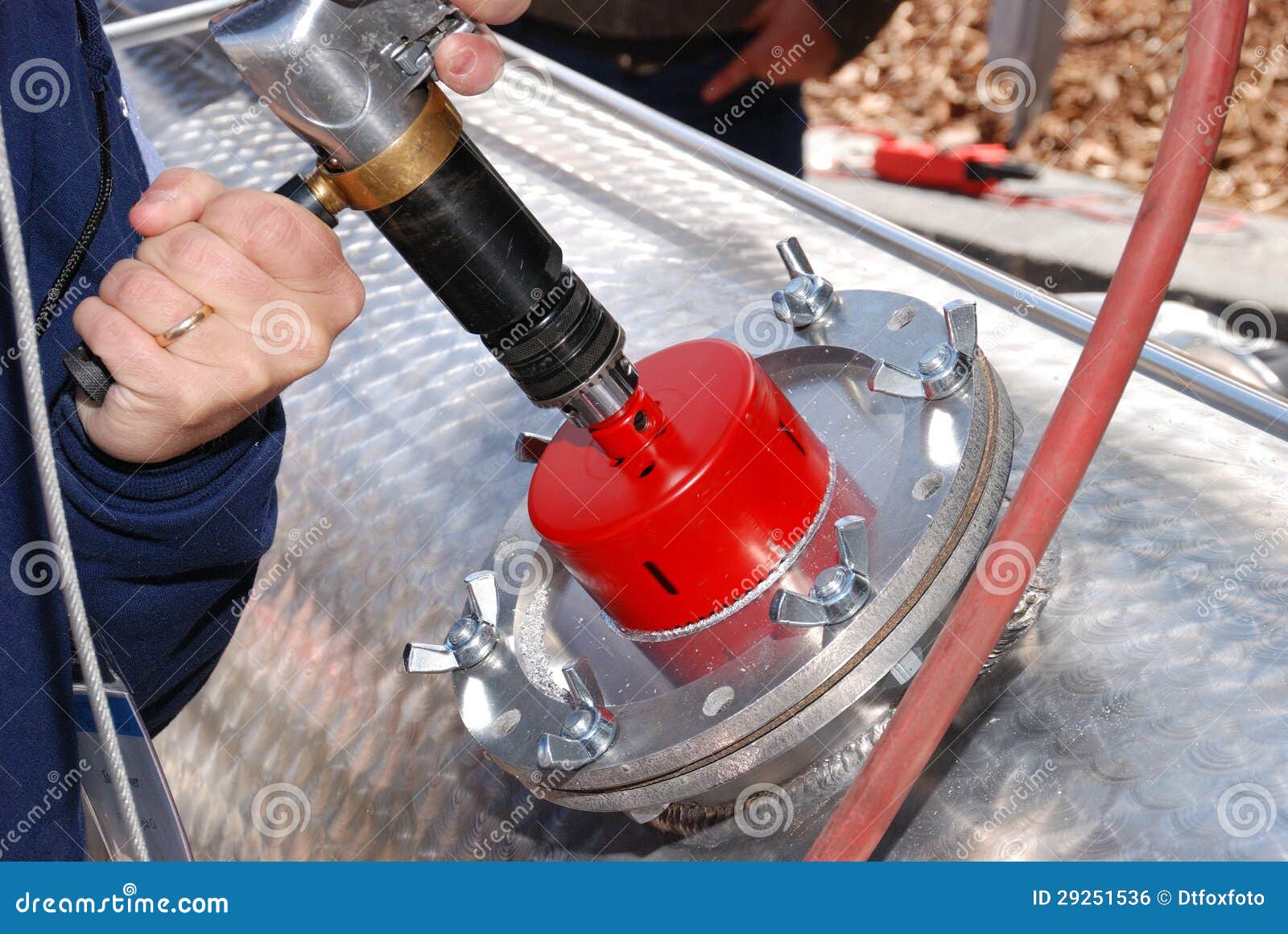 Cold Tap stock photo. Image of drill, trigger, construction - 29251536