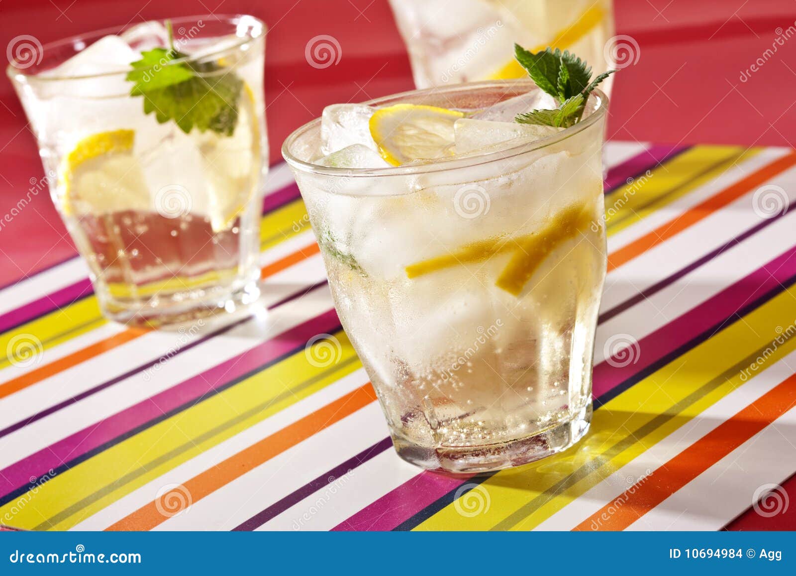 Cold tea stock photo. Image of mint, lemon, beverage - 10694984