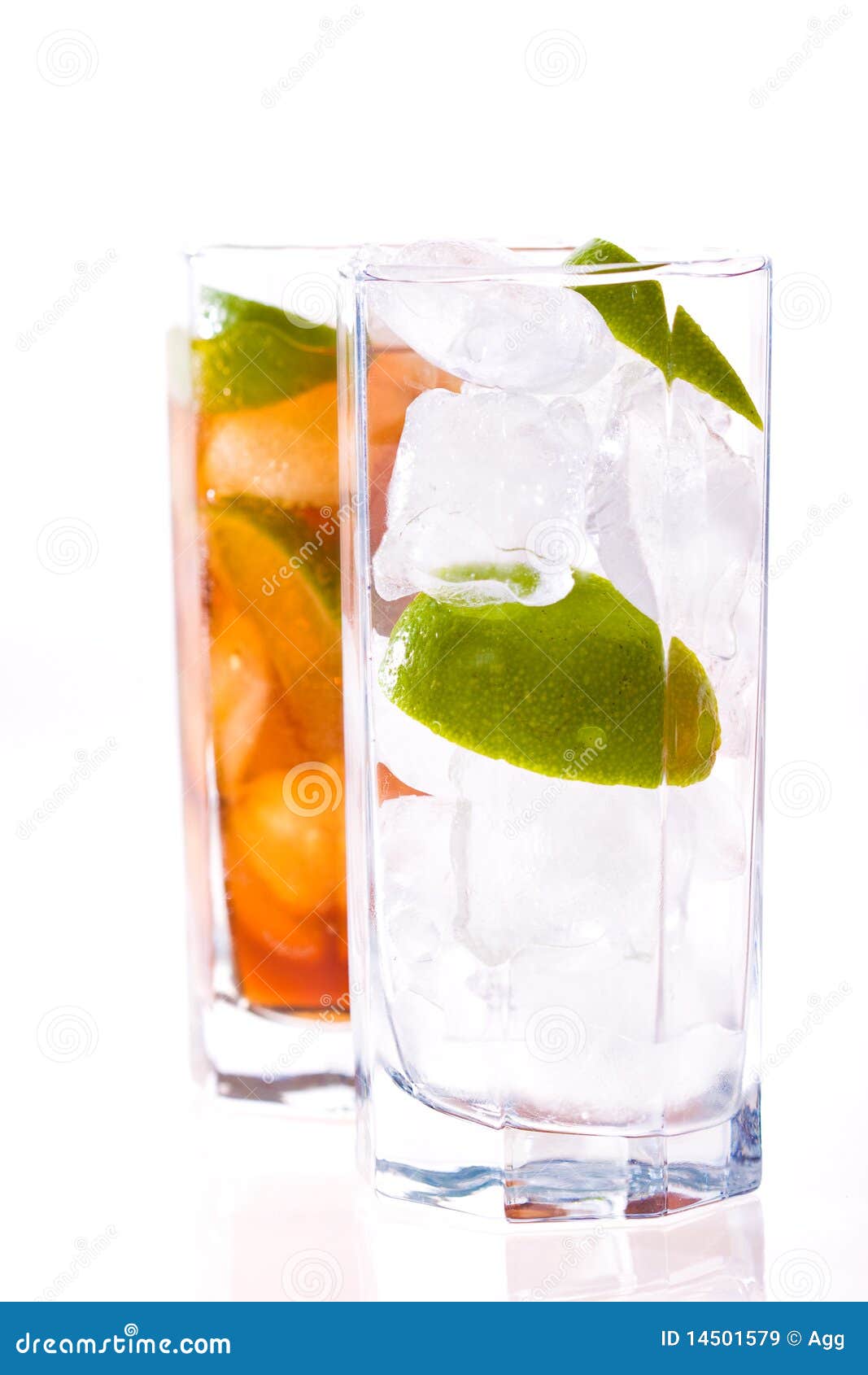 Cold tea stock image. Image of lime, color, cool, citrus - 14501579