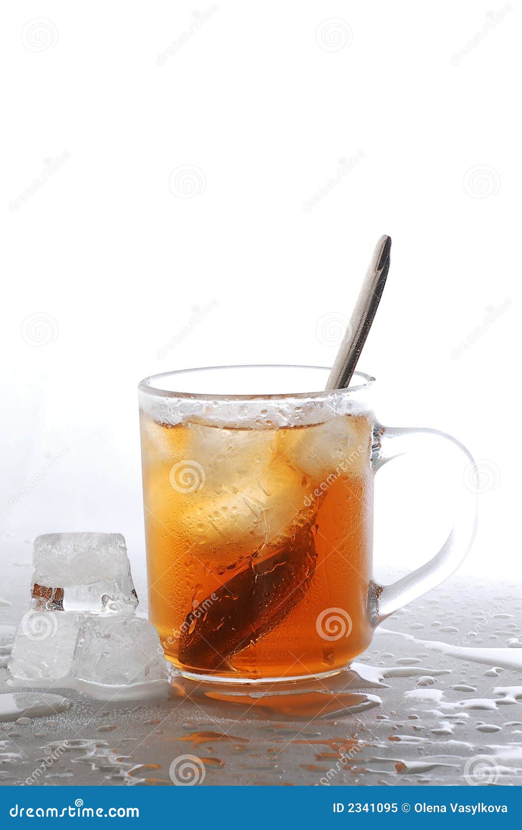 Cold tea stock image. Image of cool, cuppa, bowl, brown - 2341095