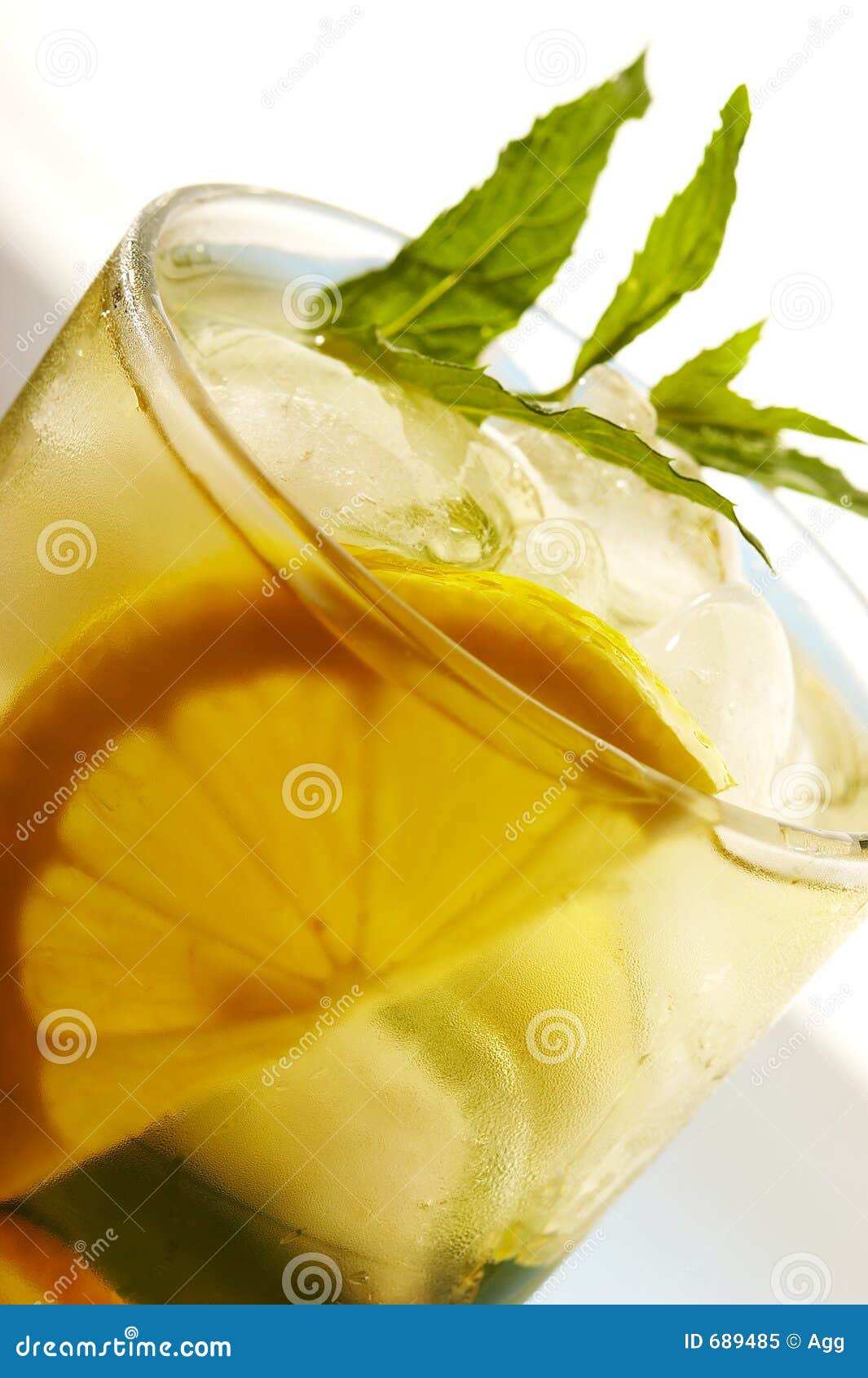 Cold tea stock image. Image of thirst, isolated, alcohol - 689485