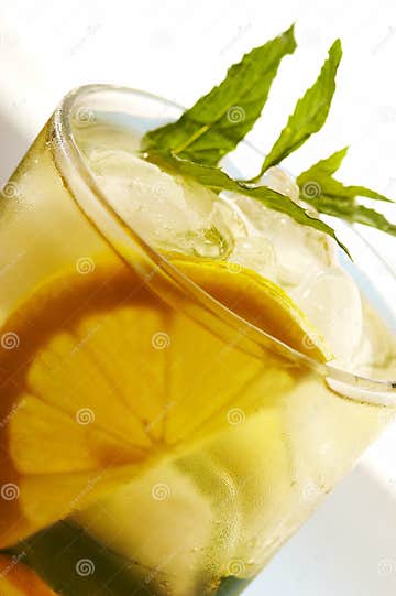 Cold tea stock image. Image of thirst, isolated, alcohol - 689485