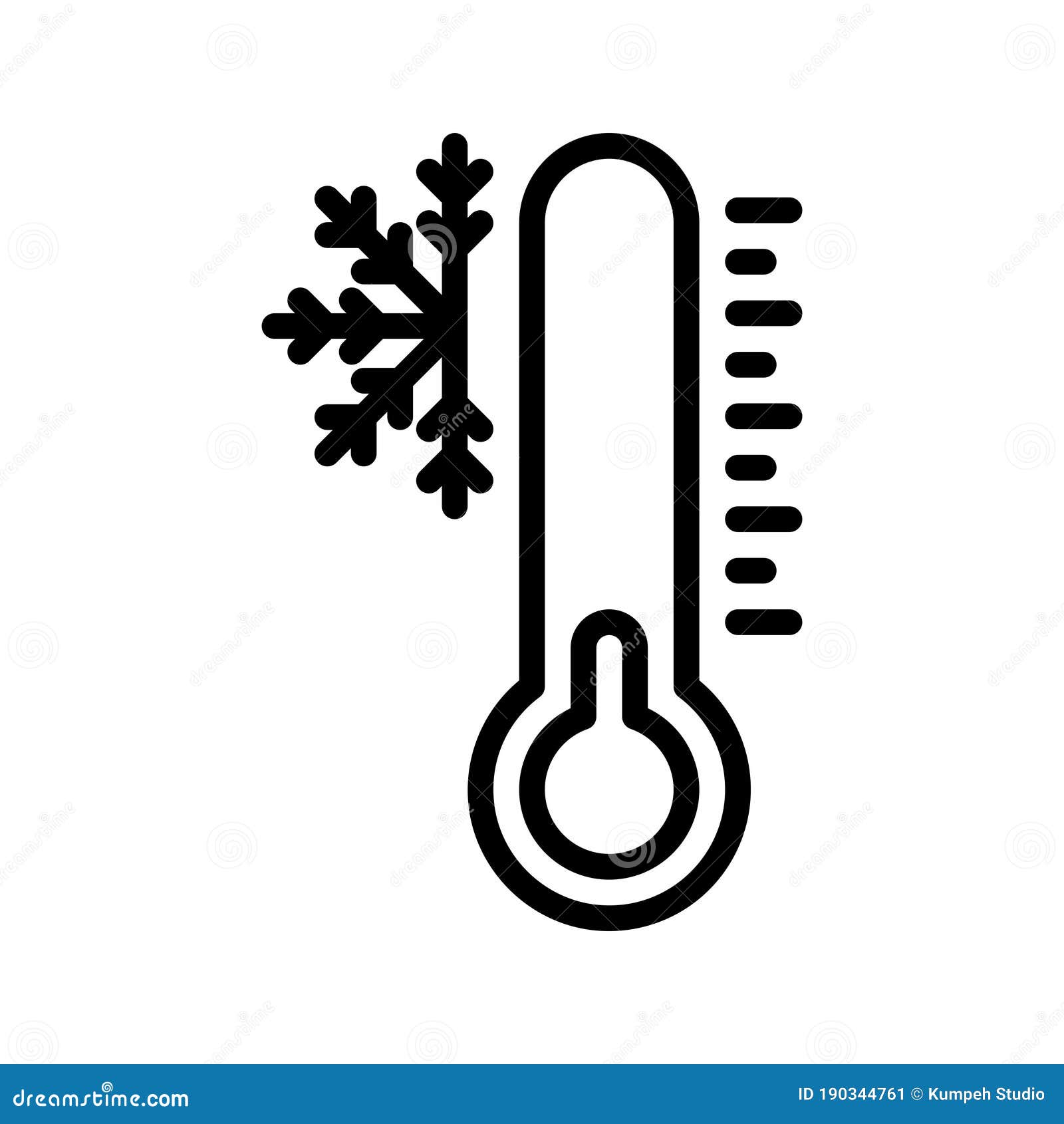 Cold Temperature Icon Vector for Any Purposes Stock Vector ...