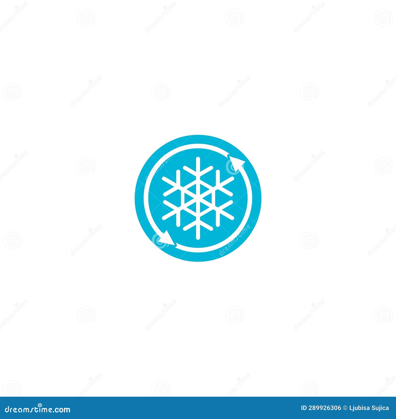 Cold Temperature Sign. Snowflake Logo, Freezer Icon Stock Vector ...