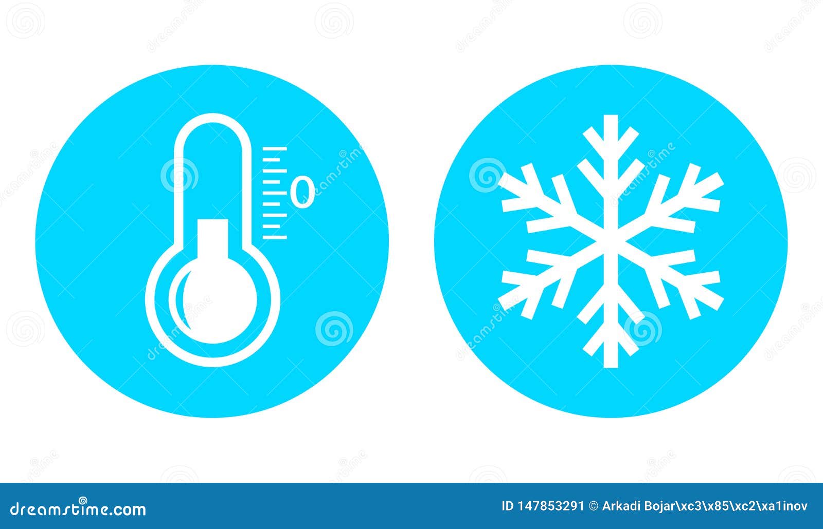 Low Temperature Vector Illustration Isolated On Black Background ... Low Temperature Vector Illustration Isolated On Black Background ...