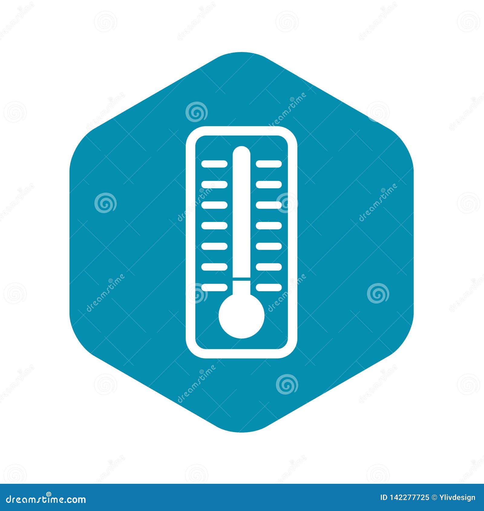 Cold Thermometer Icon, Simple Style Stock Vector - Illustration of snow ...