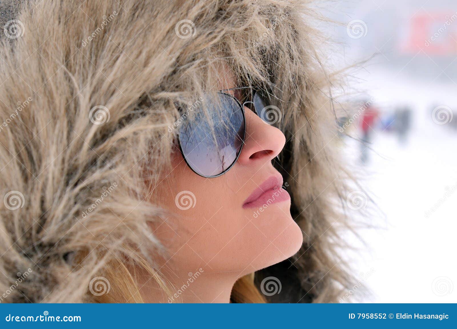 Cold view stock photo. Image of path, face, natural, glasses - 7958552