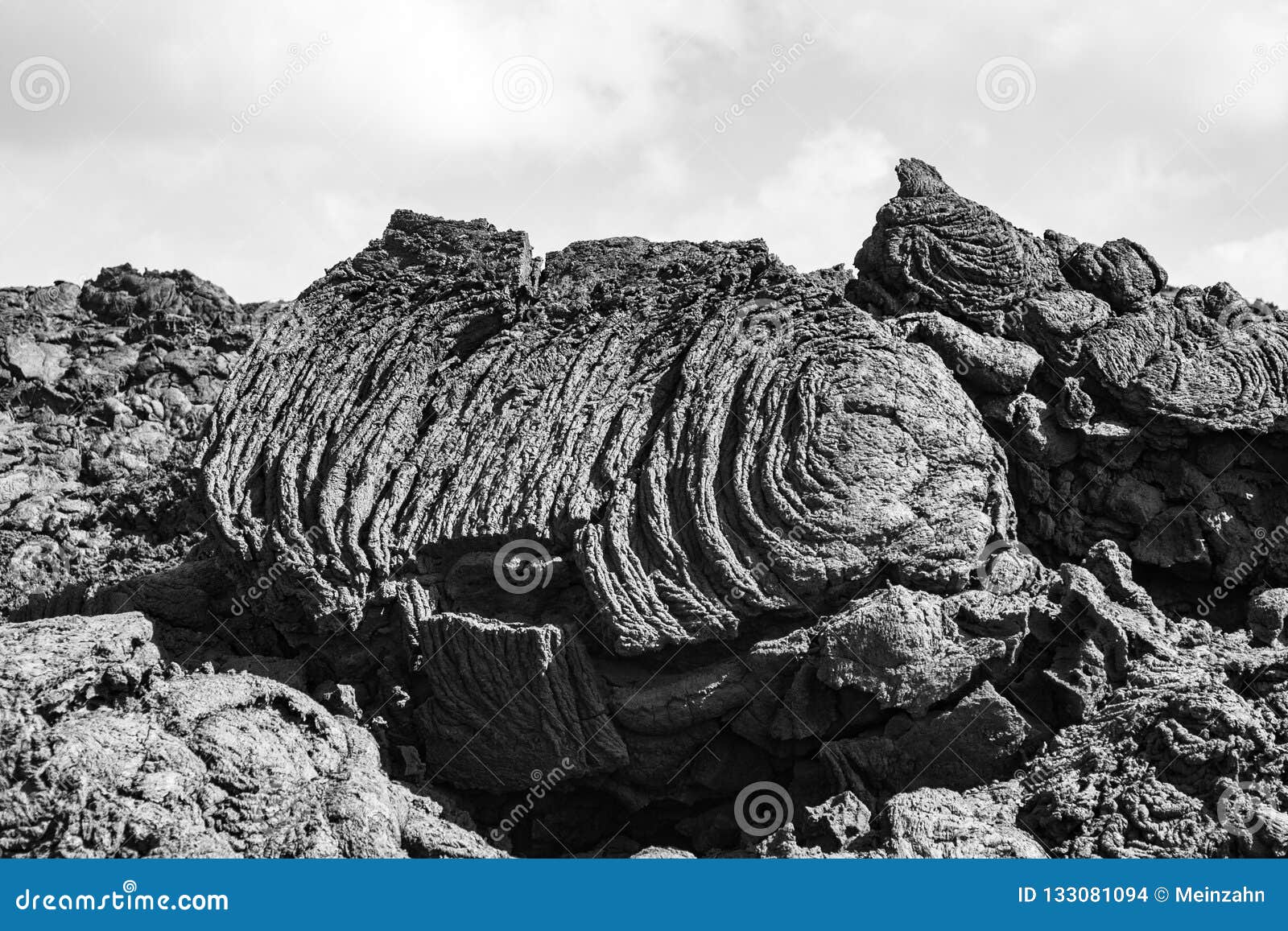 Cold Volcanic Flow in Detail Stock Photo - Image of nature, stone ...