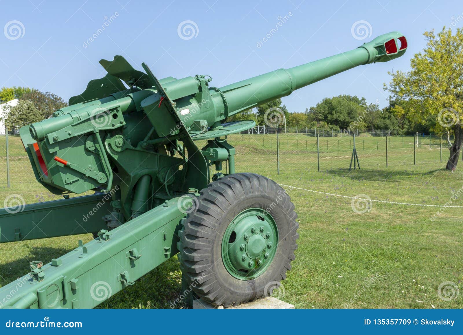 Cold war cannon stock image. Image of zanka, cannon - 135357709