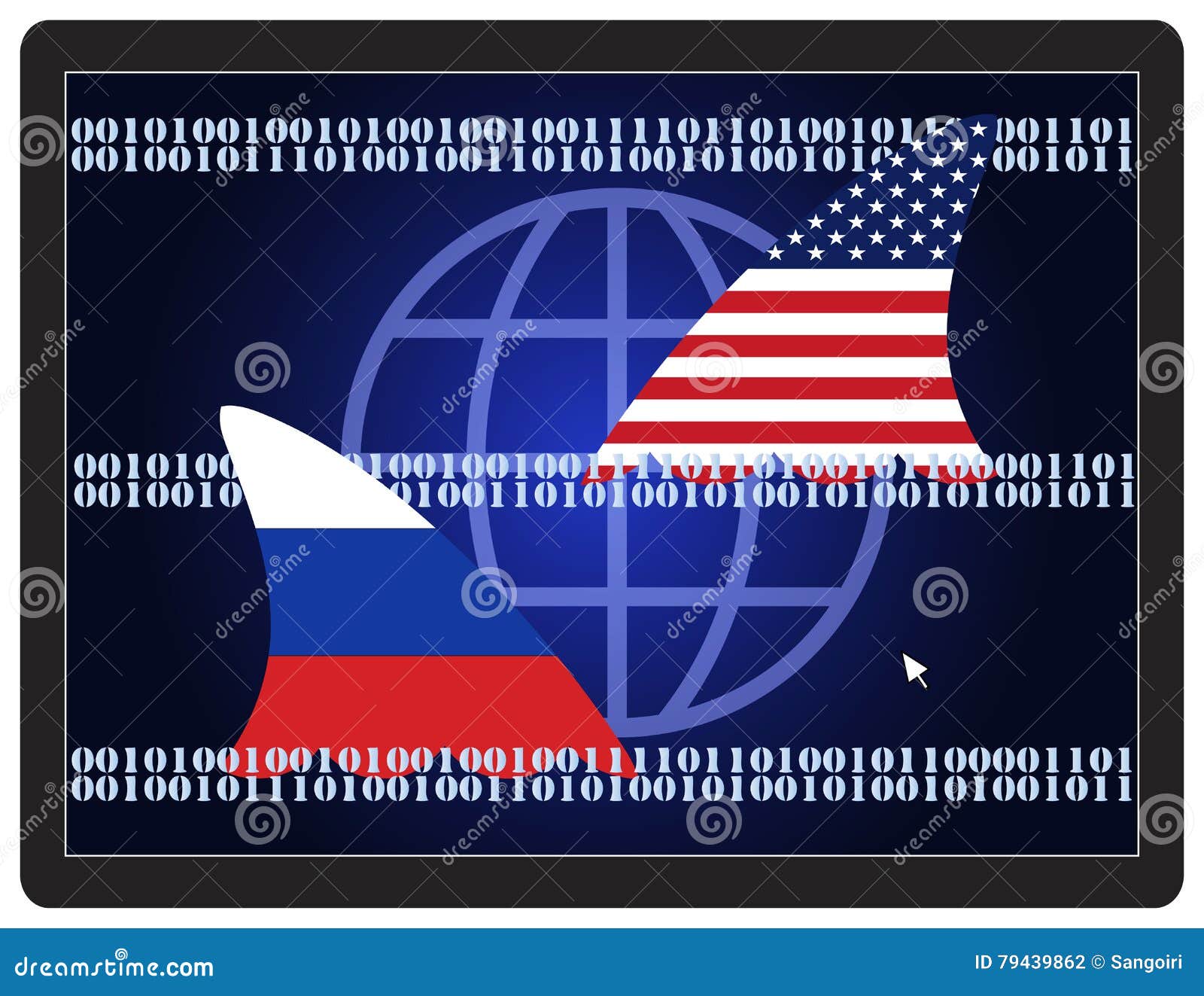Cold War Espionage stock illustration. Illustration of cyberwarfare ...