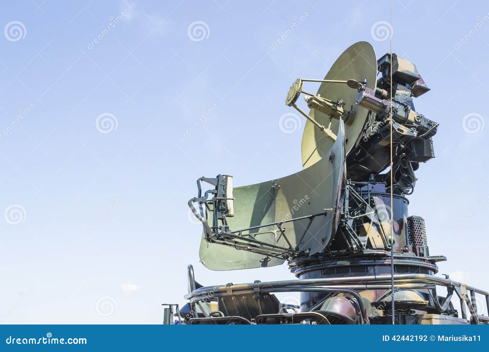 Reflector Radar Signal On The Beach Stock Image | CartoonDealer.com ...