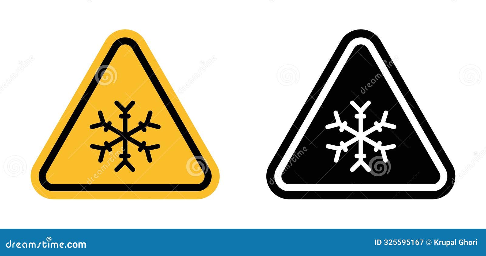 Cold Temperature Alert Highlighting Potential Risk of Hypothermia Stock ...