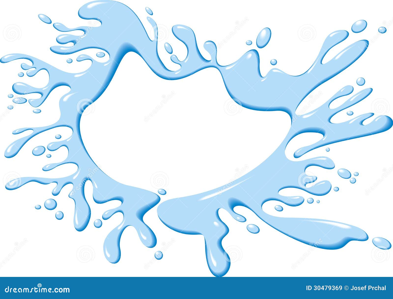 Cold water stock vector. Illustration of blank, clean - 30479369