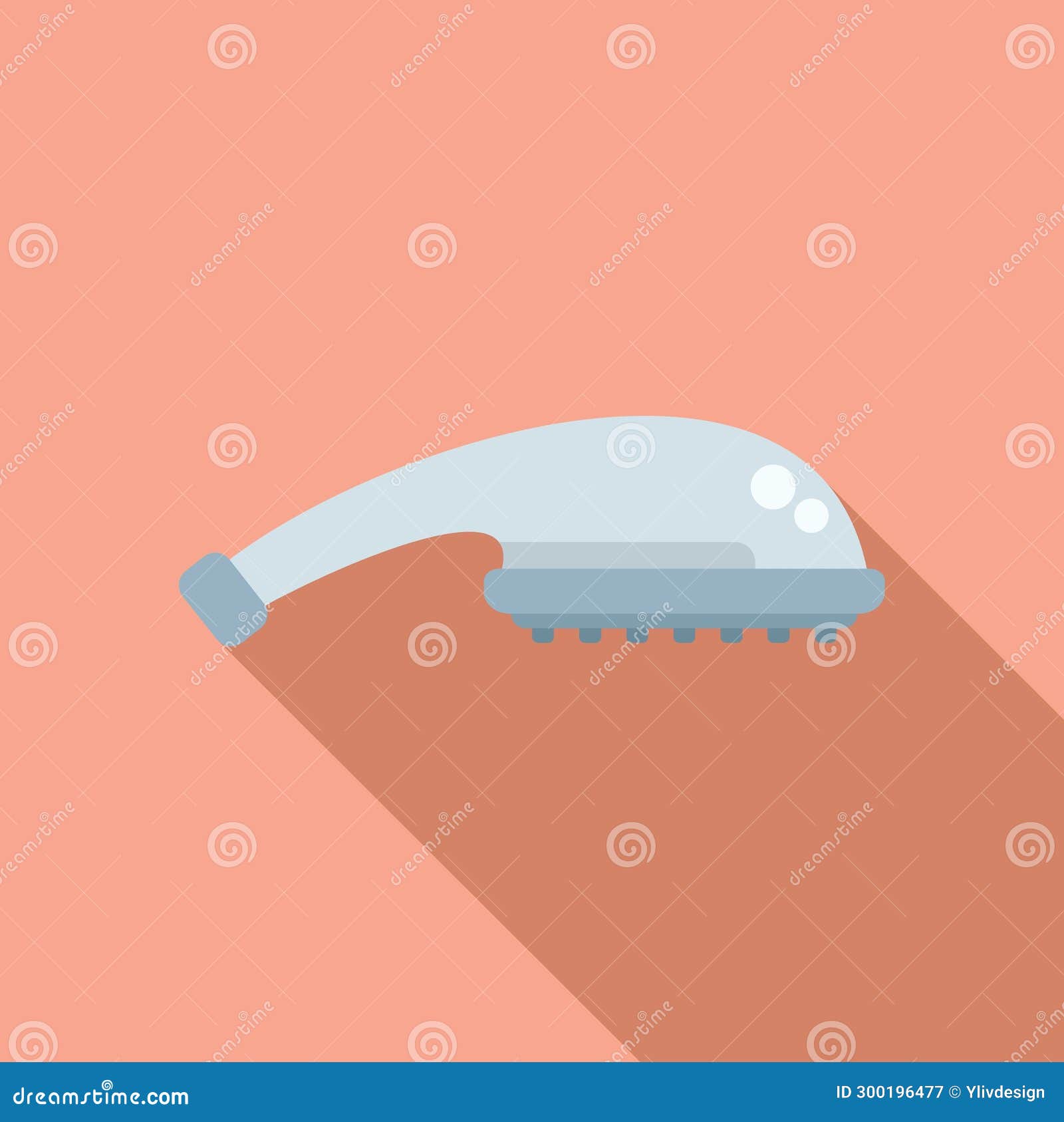 Cold Water Head Icon Flat Vector. Shower Head Stock Illustration ...