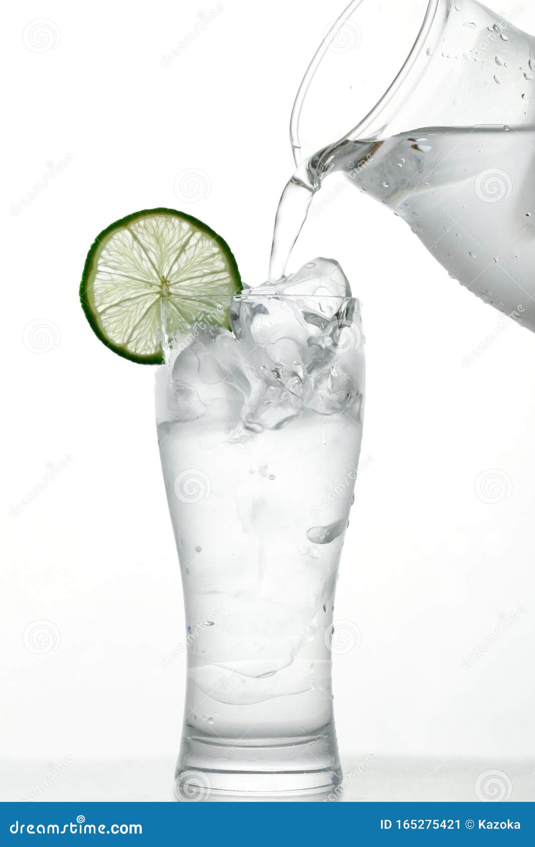 Cold Water Image, Refreshing Lime Water Stock Image - Image of liquid ...