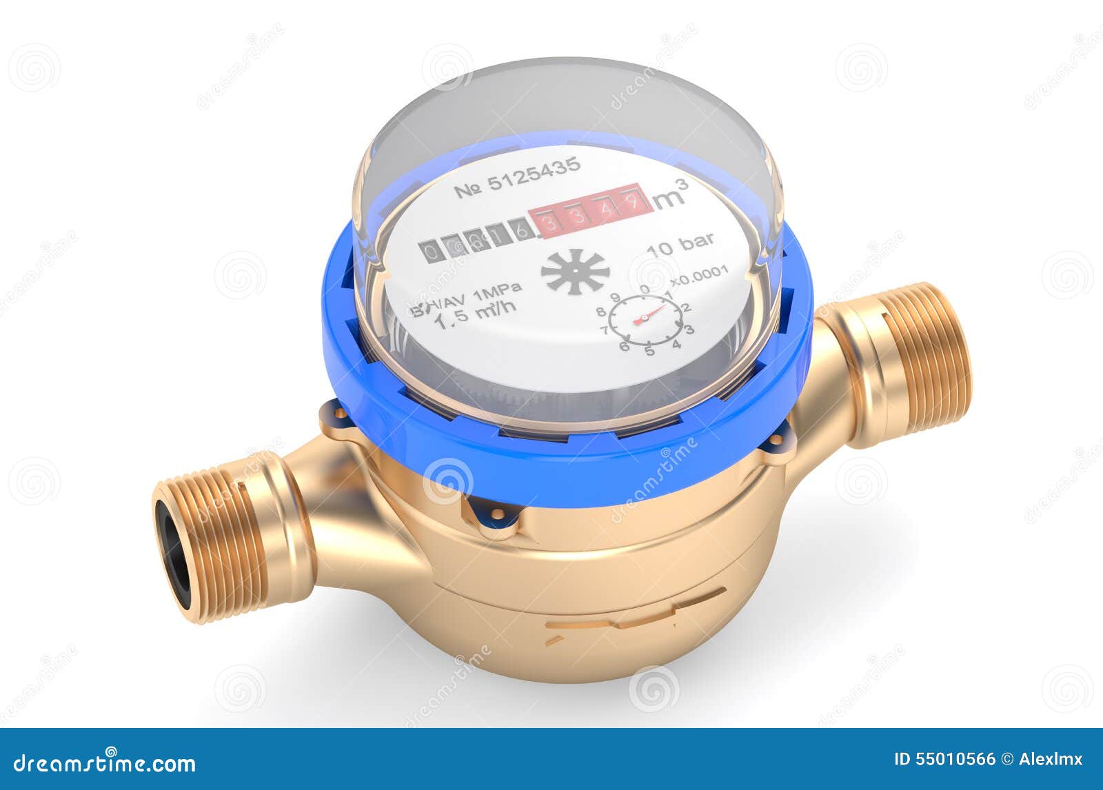 Water Meters Simple Vector Line Icon. Plumbing Pictogram, Sign Isolated ...