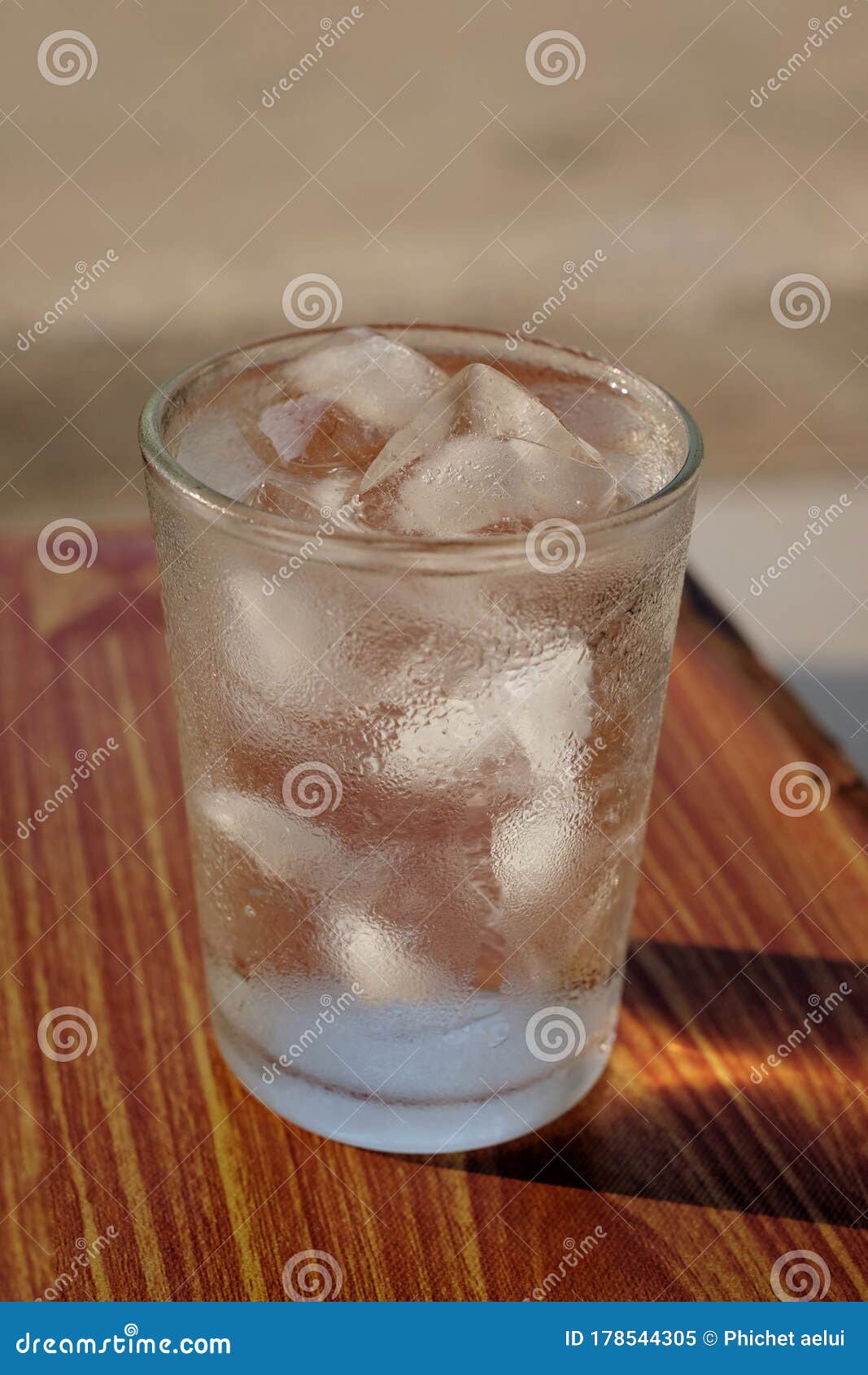 Cold Water Quenches Thirst during Hot Weather. Stock Image - Image of ...