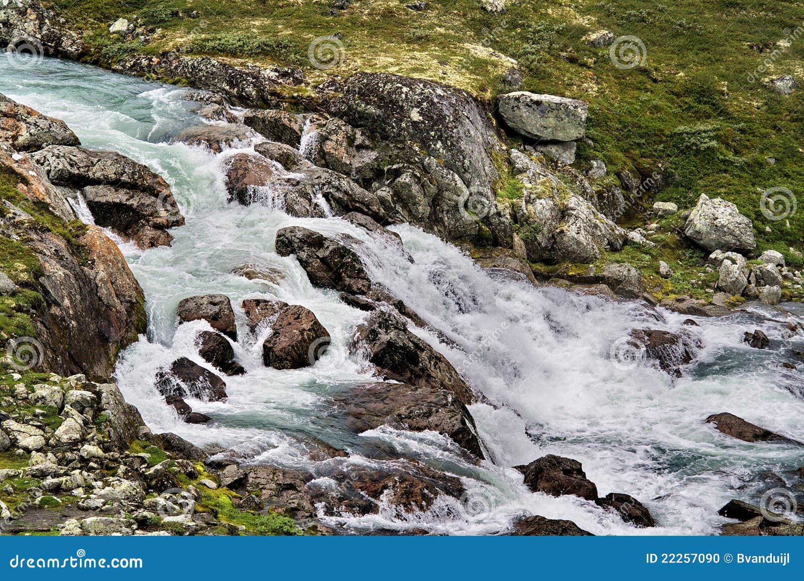 Cold Water Slashing through Rocks Stock Photo - Image of chilling ...