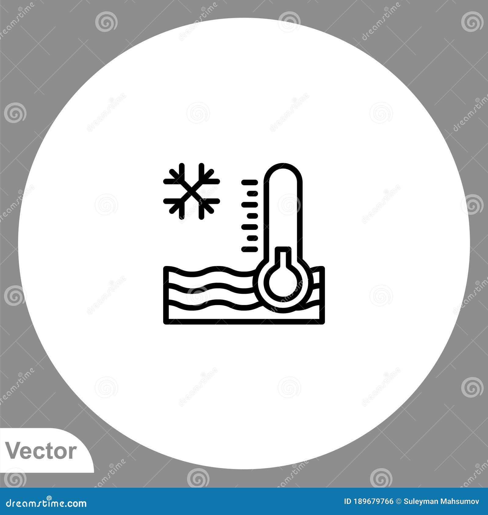 Cold Water Vector Icon Sign Symbol Stock Vector - Illustration of glass ...