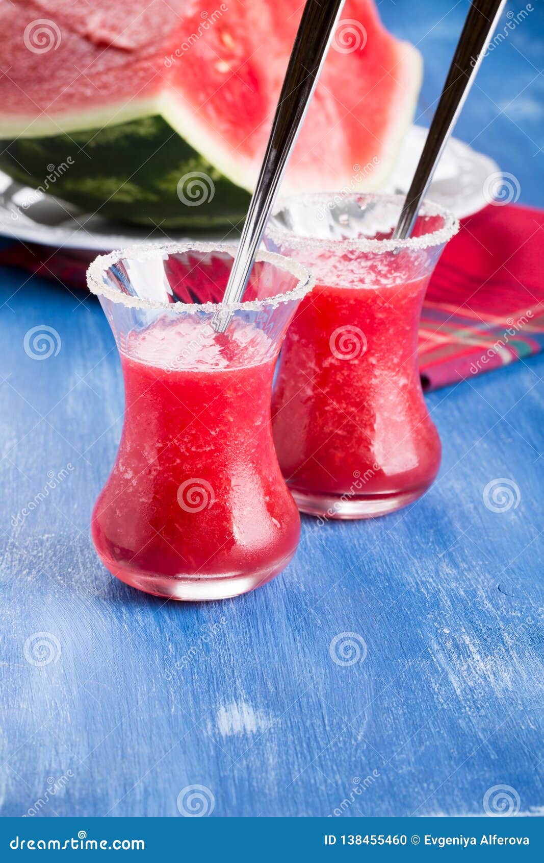 Cold watermelon smoothie stock photo. Image of fruit - 138455460